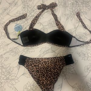 Swim | Leopard Print Swimsuit | Poshmark